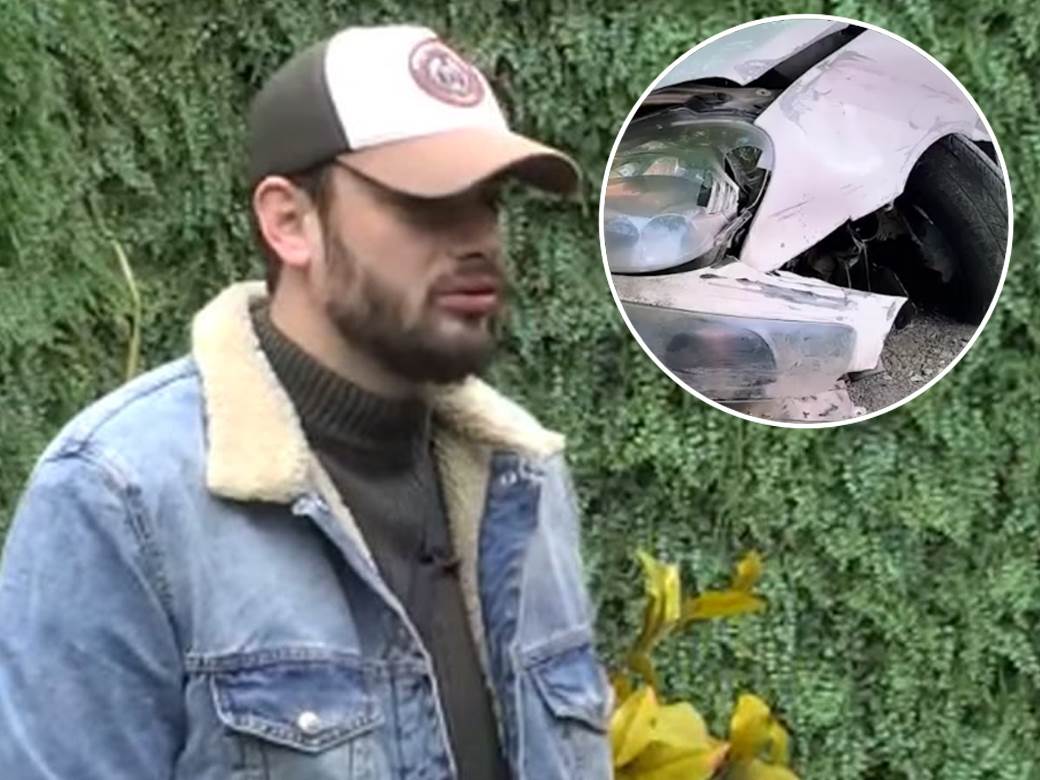 toma panic doziveo saobracajnu nesrecu video | Mondo