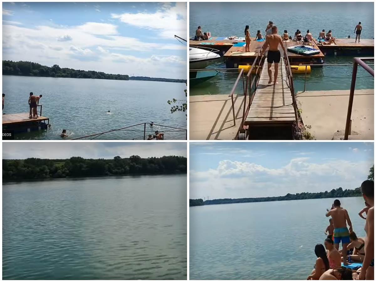 "Tarzan plaža" blizu Beograda raspametila turiste! Sa lijane se uskače ...