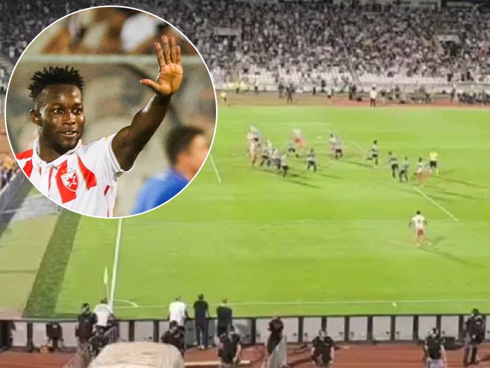 Partizan Zvezd gol Osmana Bukarija video snimak drugi ugao | Mondo