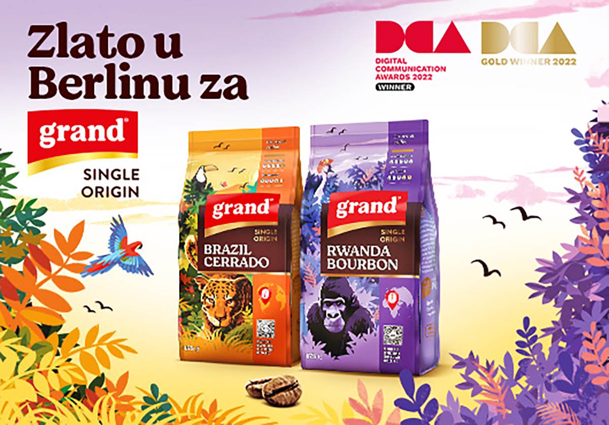 GRAND KAFA OSVOJILA ZLATO NA DIGITAL COMMUNICATION AWARDS ZA SINGLE ...
