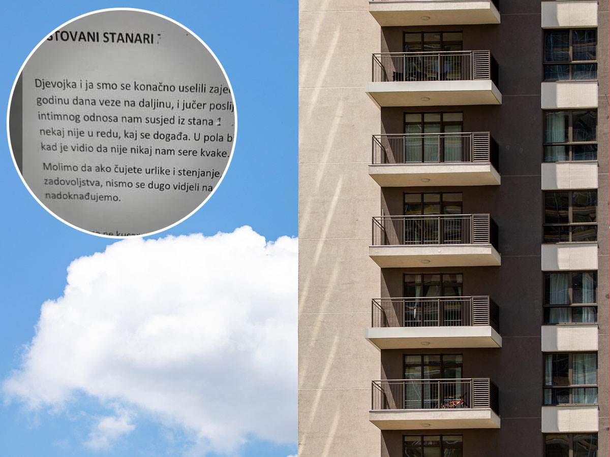Komšija ostavio poruku zbog intimnog odnosa | Mondo