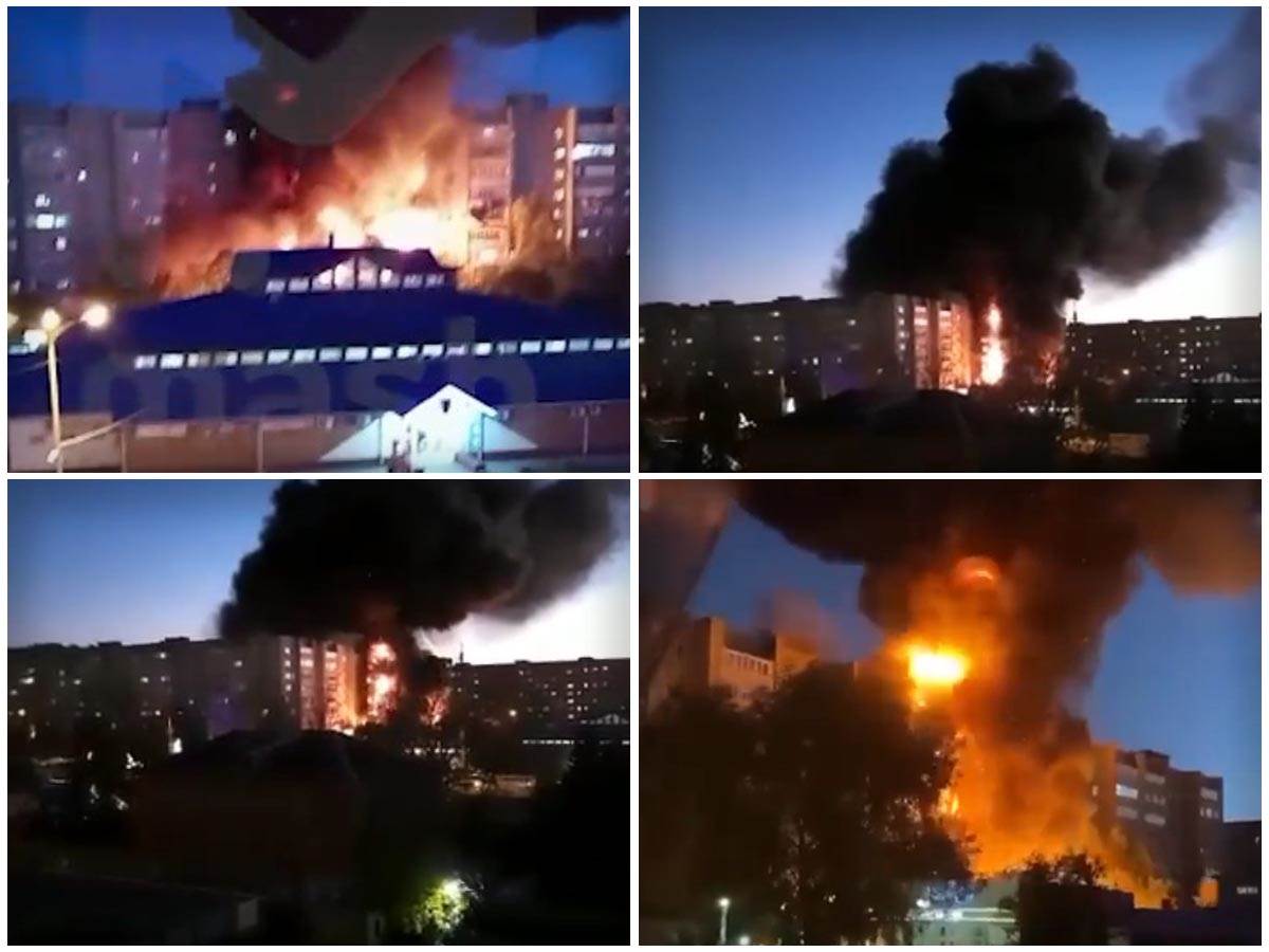 Gori zgrada u Rusiji pao ratni avion | Mondo