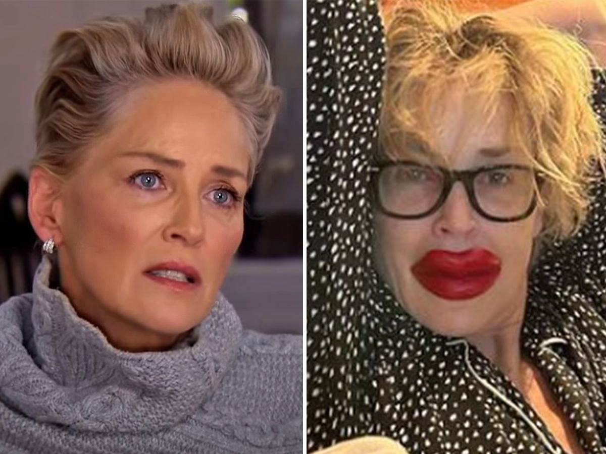 Šeron Stoun sa ogromnim usnama | Mondo