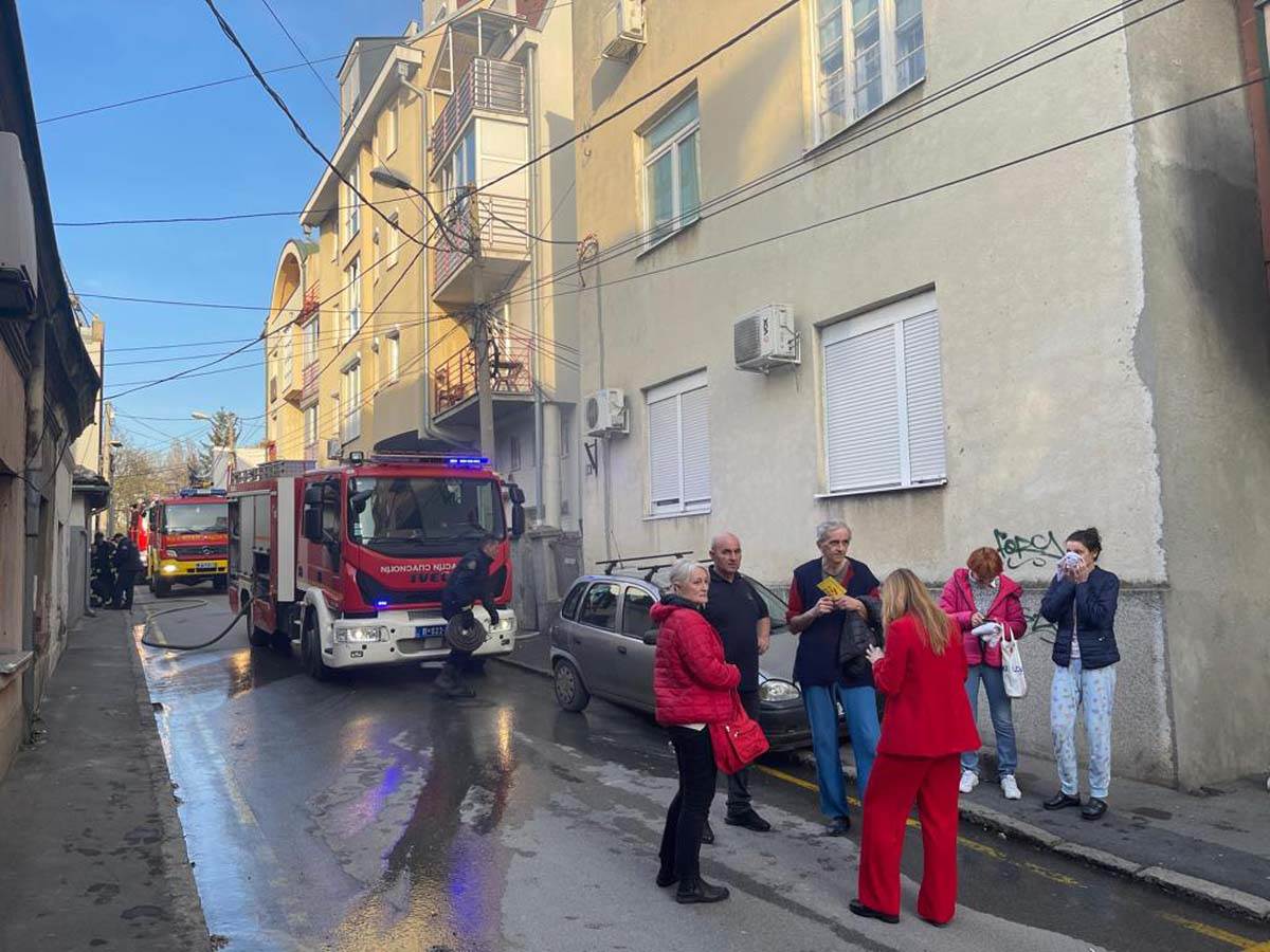 Prve slike požara kod Novog groblja u Beogradu | Mondo