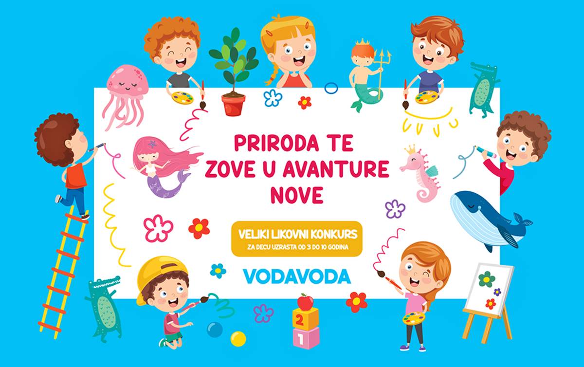 Klinci, naslikajte prirodu na svoj način i osvojite bicikl, rolere ...