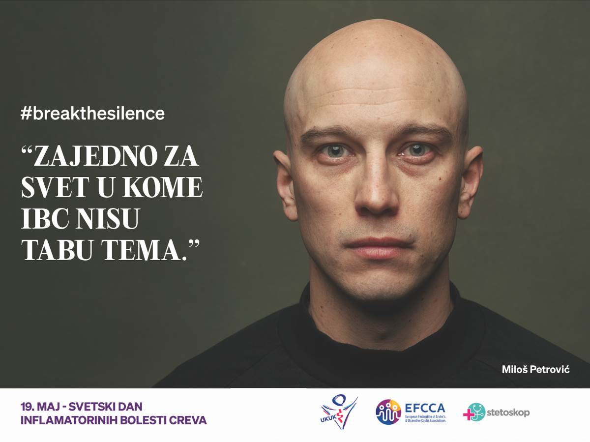 Povodom Svetskog dana zapaljenskih bolesti creva, udruženje za Kronovu bolest i ulcerozni ...