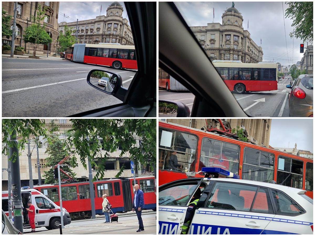 Sudar tramvaja i autobusa u Beogradu | Mondo