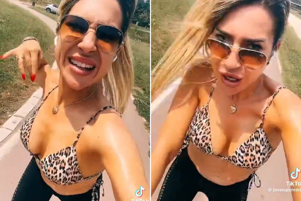 Jovana Jeremić vozi rolere u brusu | Mondo