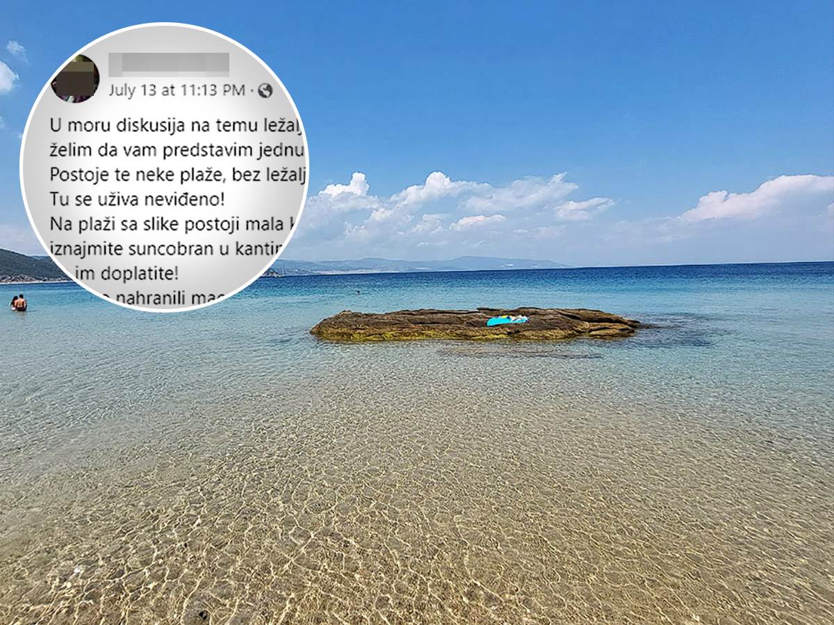 Srpkinja uživala u Grčkoj na plaži za 5 evra | Mondo