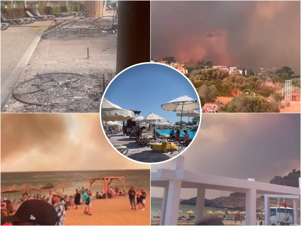 Snimci požara u Grčkoj, Rodos i Krf | Mondo