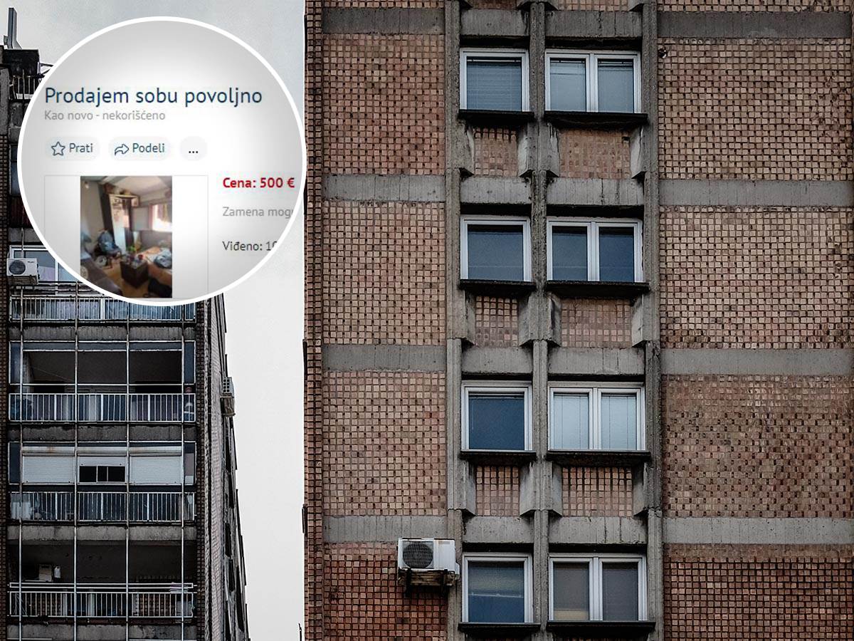 Muškarac u Beogradu prodaje sobu | Mondo