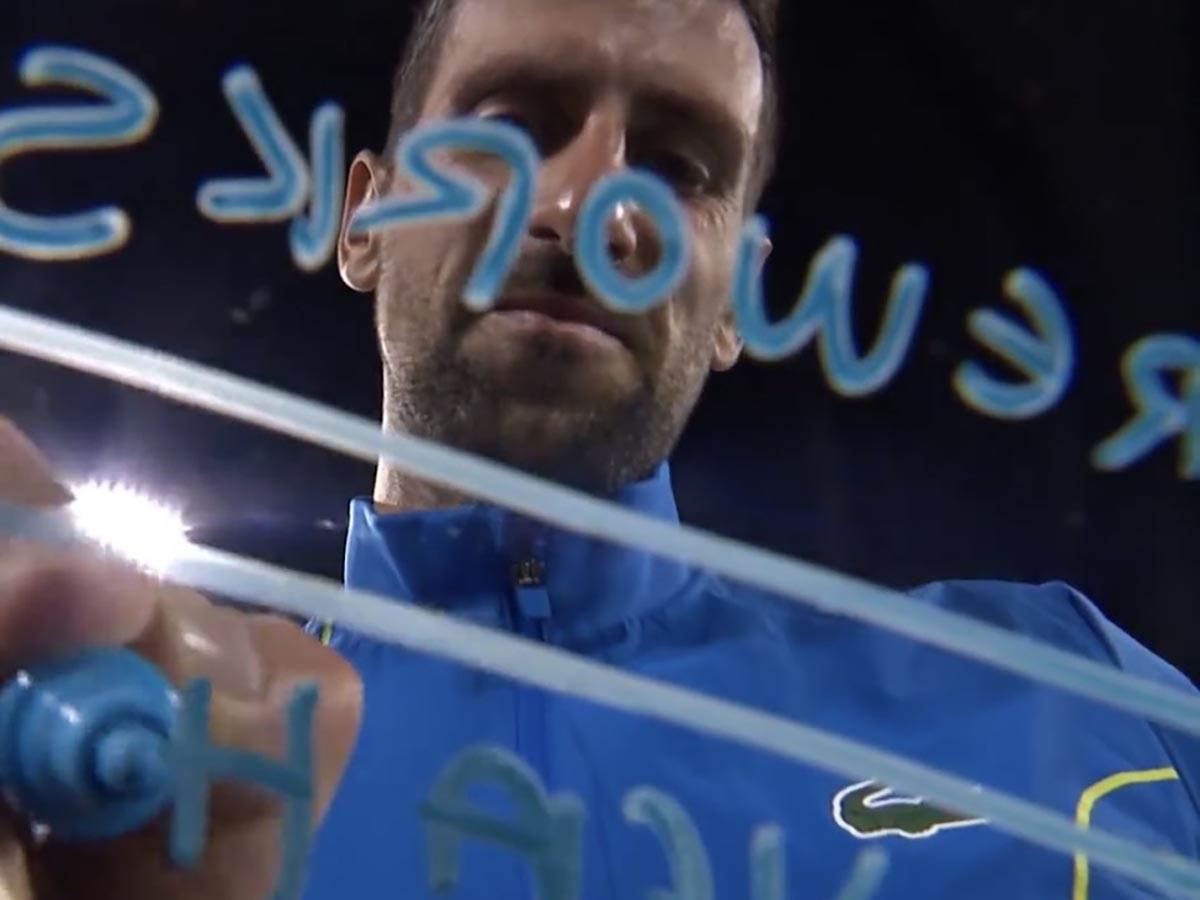 Novak Đoković poruka na kameri vatromet Sinsinati | Mondo