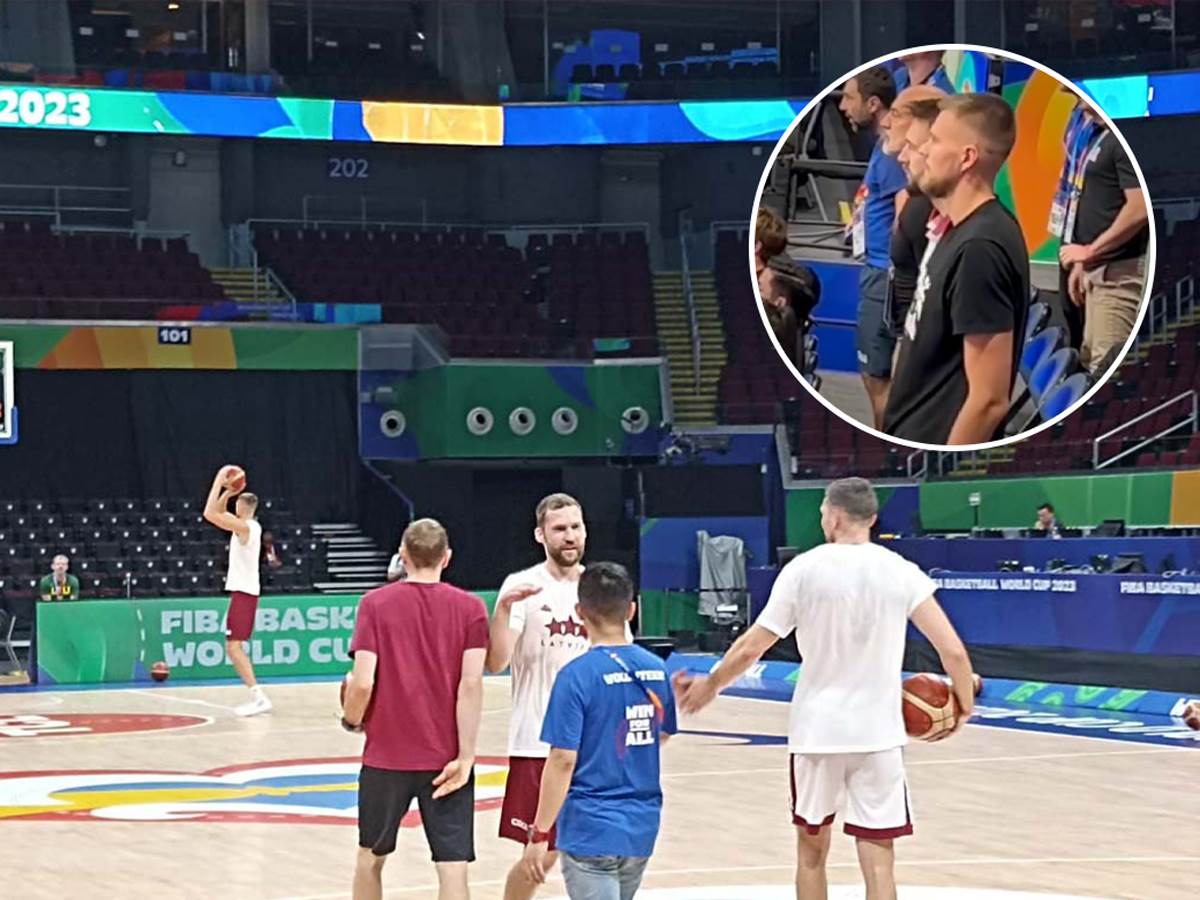 Kristaps Porzingis i Janis Strelnieks trenirju sa Letonija | Mondo