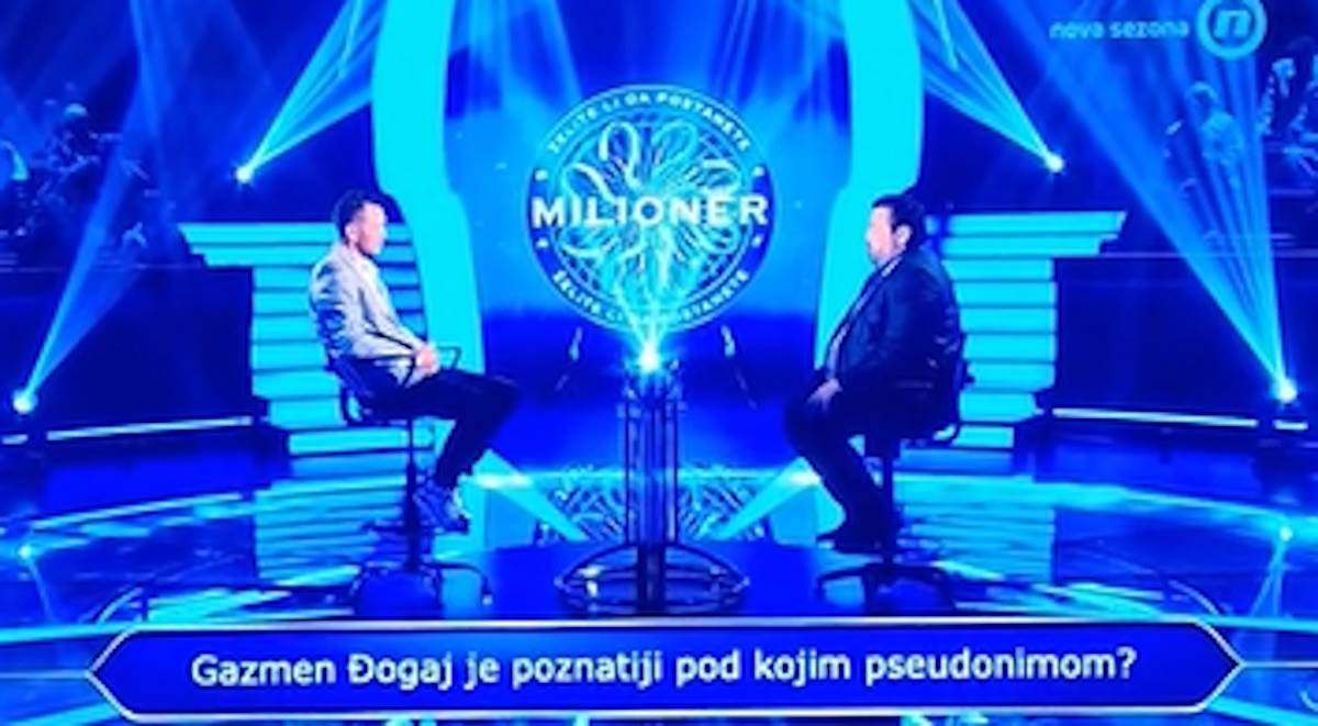 Gagi Đogani u kvizu Želite li da postanete milioner | Mondo