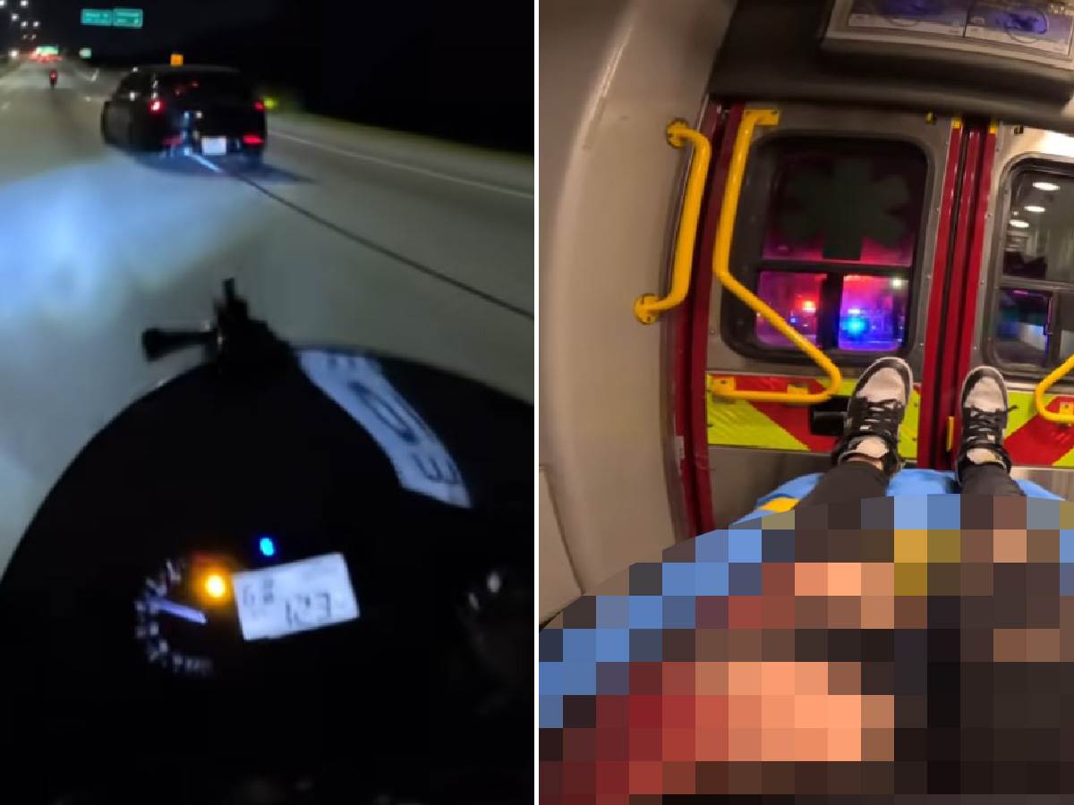 Devojka pala sa motora pri brzini od 200 kilometara na čas | Mondo