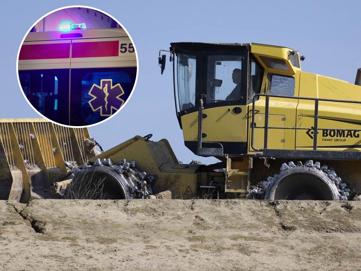 Kašika od bagera priklještila muškarca u Kikindi | Mondo