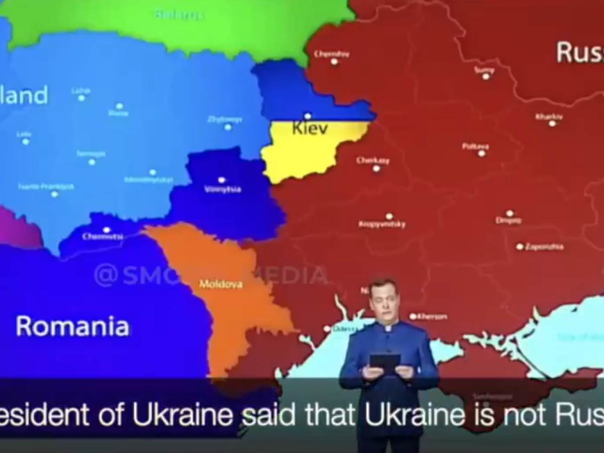 Dmitrij Medvedev pokazao nove granice Ukrajine i Rusije | Mondo