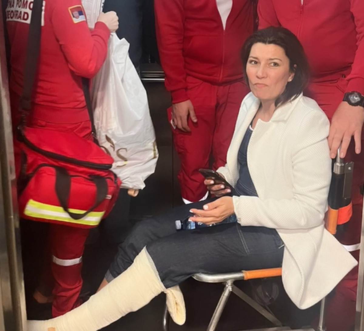 Milena Vasić završila u gipsu | Mondo