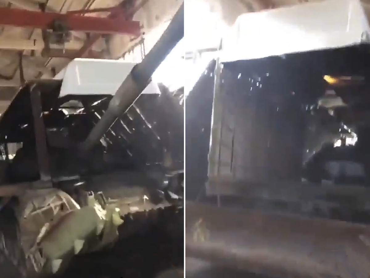 Ruski tenk gusenica na frontu u Ukrajini | Mondo