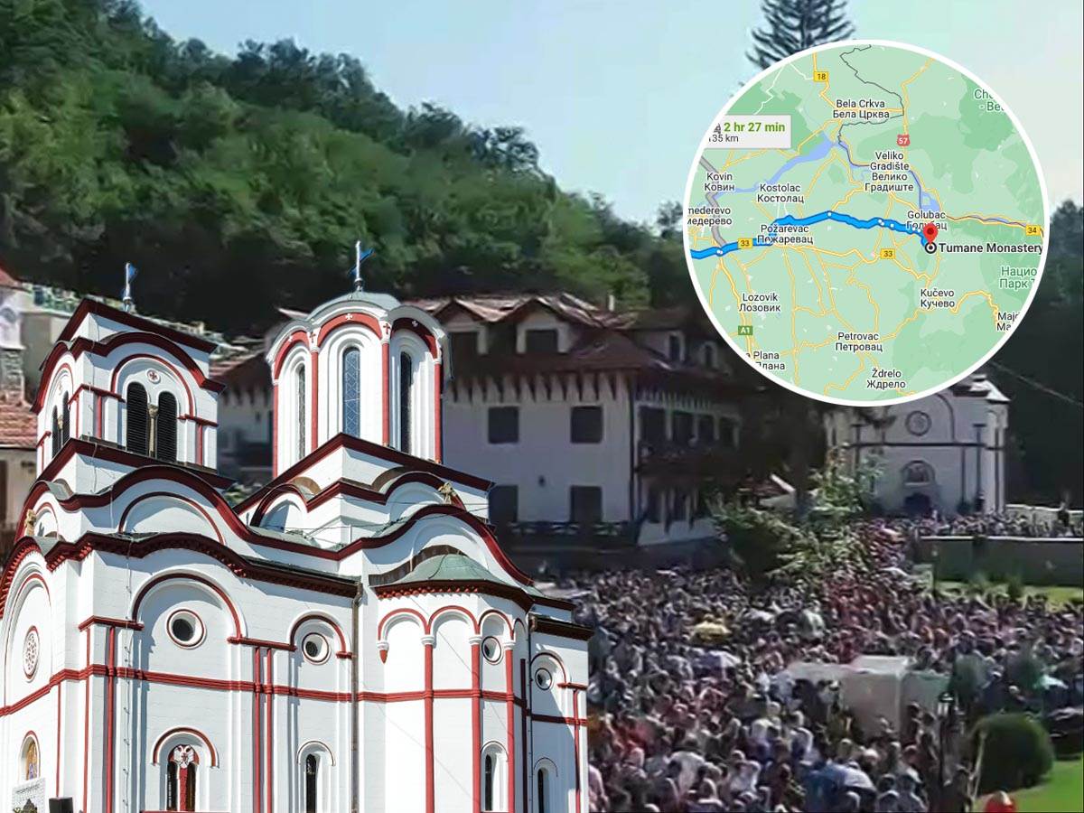 Gde se nalazi manastir Tumane | Mondo