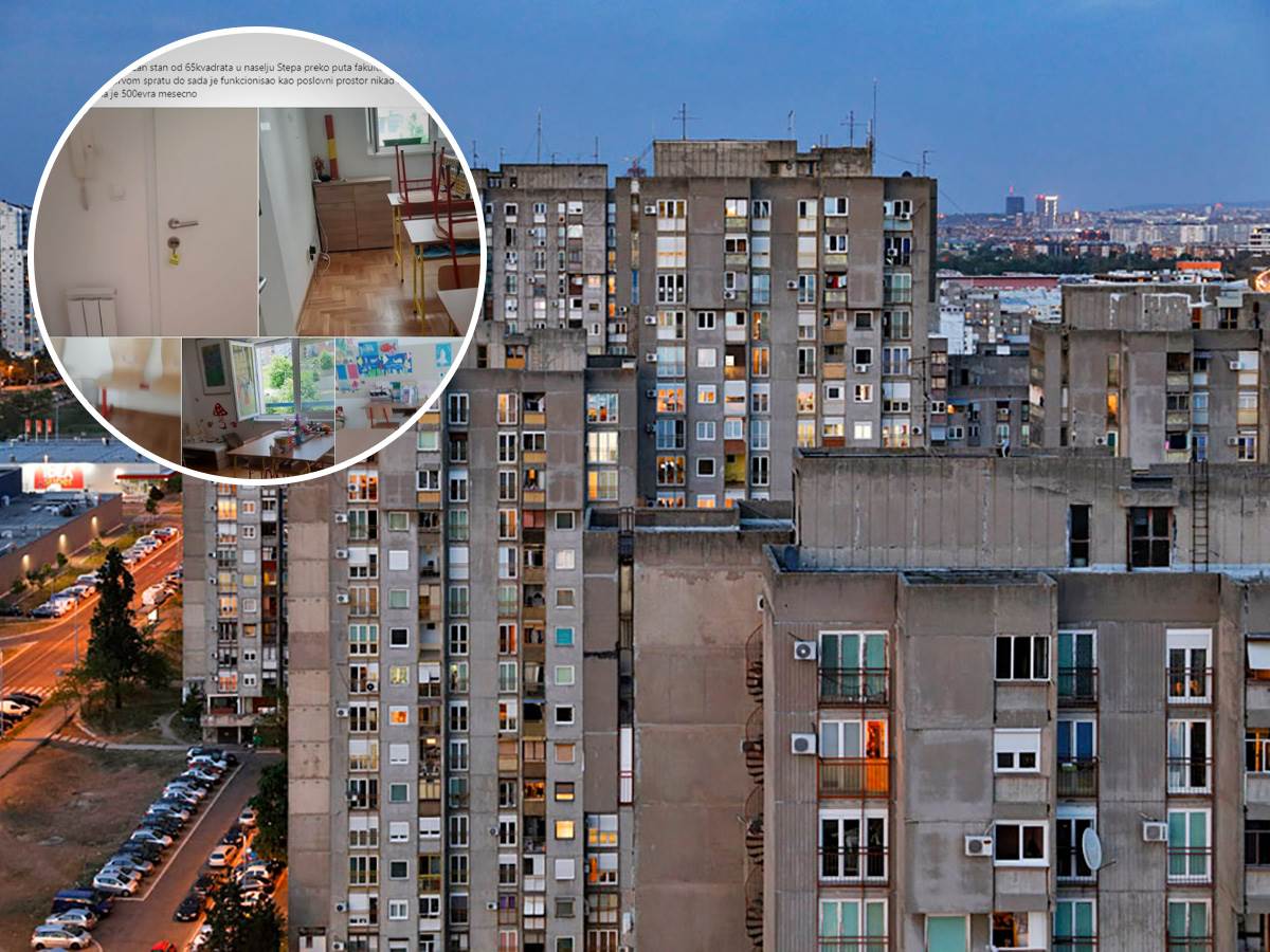 Stanodavac traži 500 evra mesečno za prazan stan u naselju Stepa ...