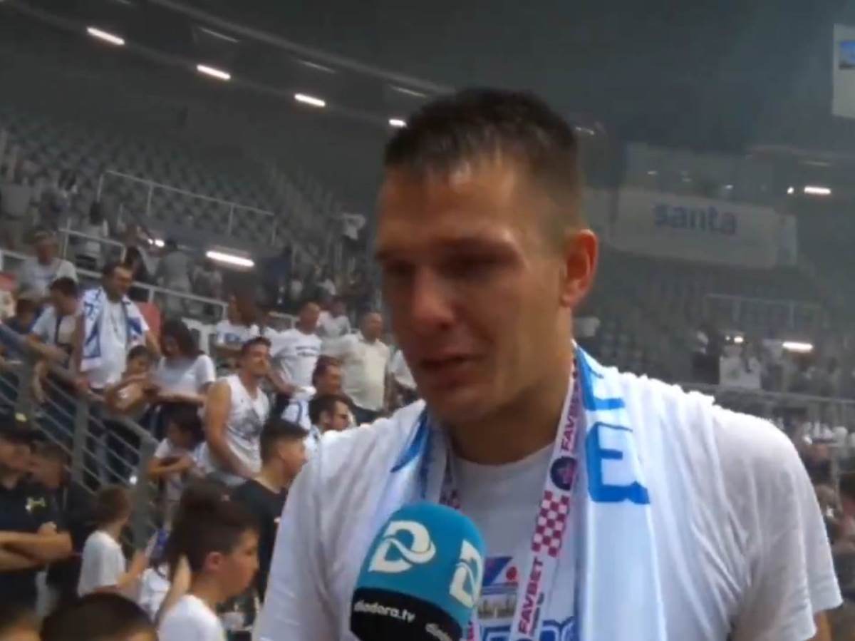 Srpski košarkaš Arijan Lakić plakao u Zadru zbog titule | Mondo