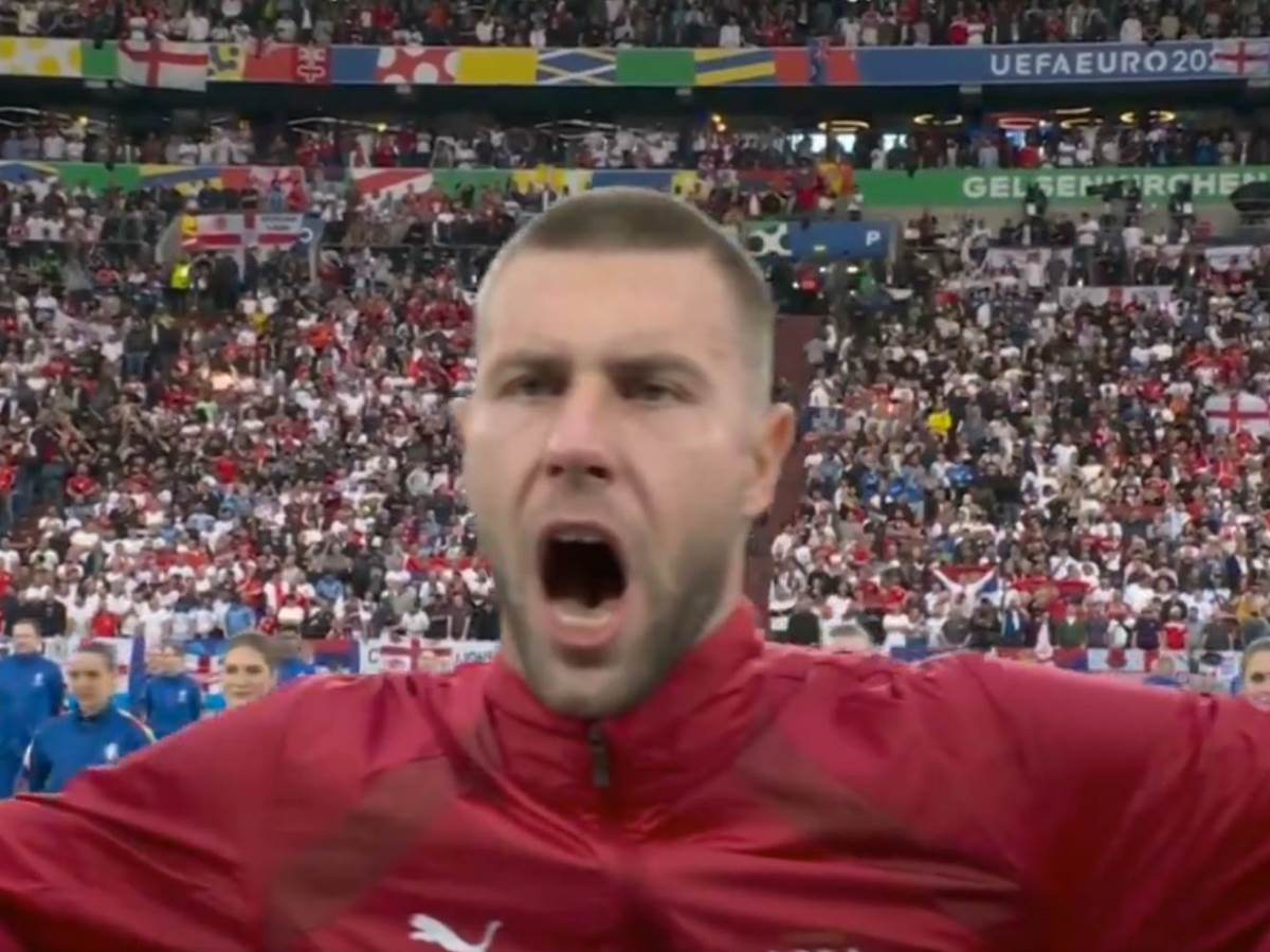 Himna Srbije Bože pravde prvi put na Evropskom prvenstvu, Strahinja ...