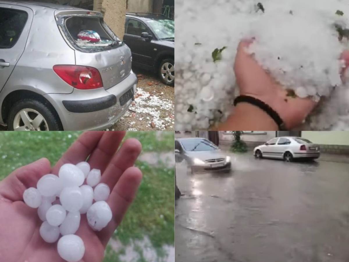 Snimci delova Srbije koje je pogodilo snažno nevreme i grad | Mondo