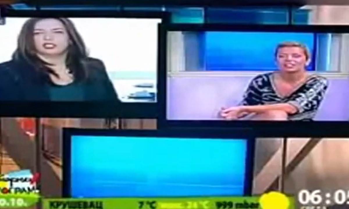 Voditeljka RTS psuje u programu uživo | Mondo
