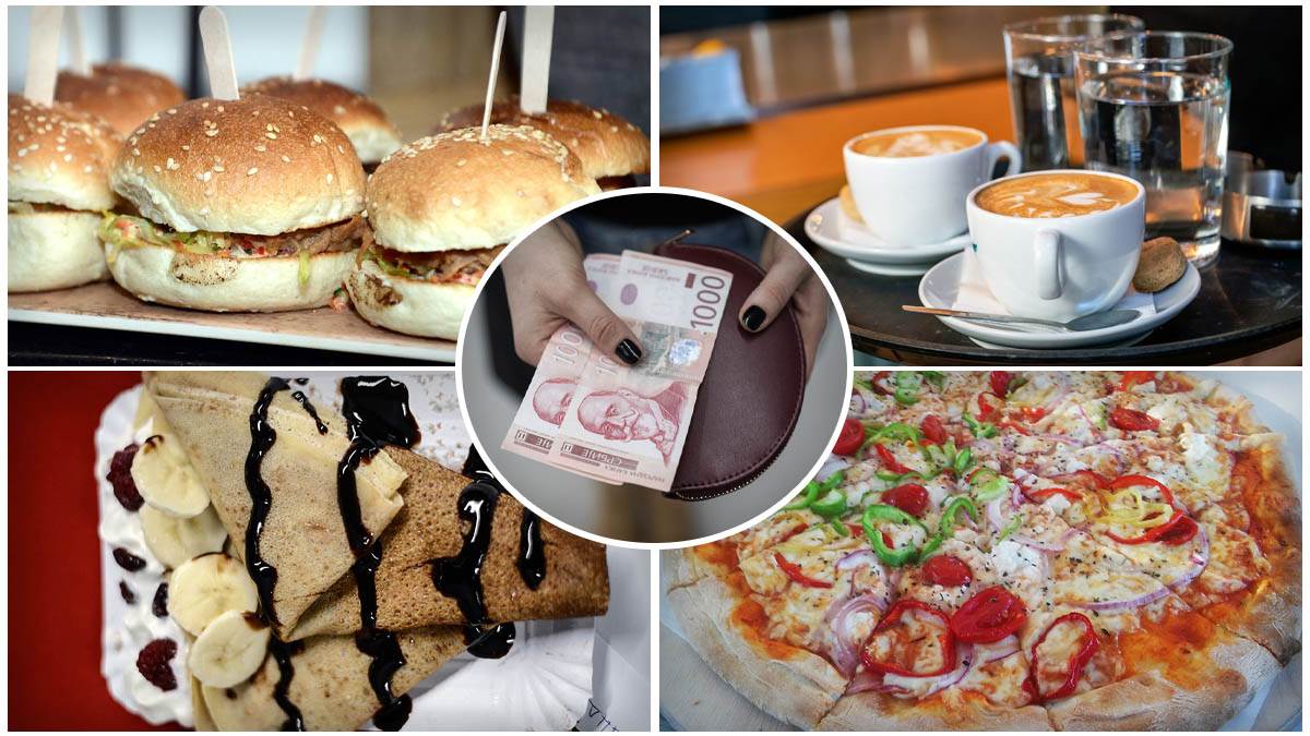 Cene hrane i pića po gradovima u Srbiji | Mondo