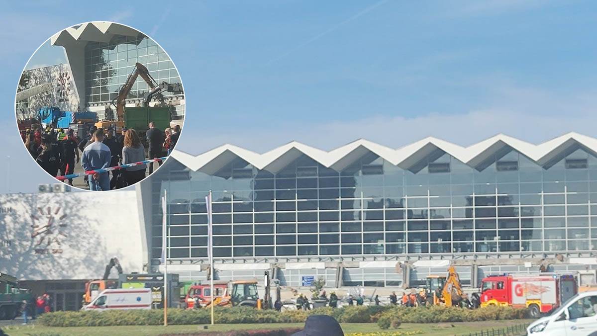 Prvi snimak nakon urušavanja dela Železničke stanice u Novom Sadu | Mondo
