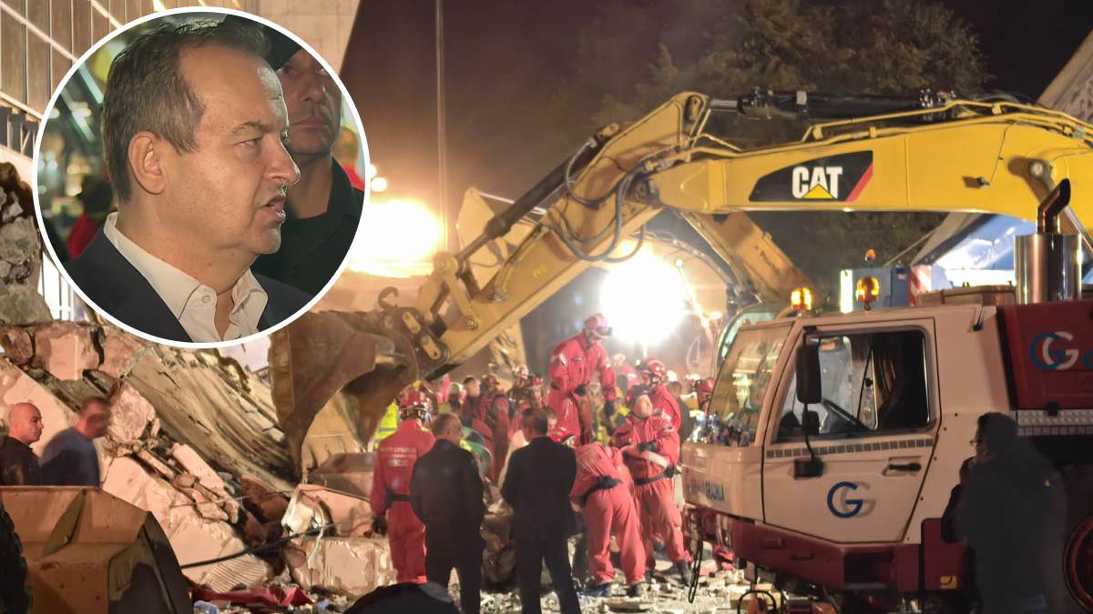 Ivica Dačić saopštio da je izvučeno 11 tela iz ruševina kod Železničke ...