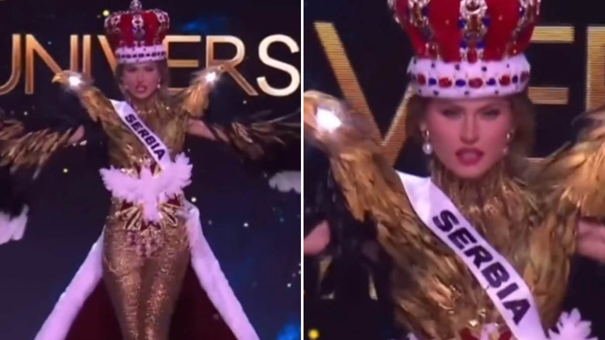 Mis Srbije Ivana Trišić oduševila sa orlovim krilima i kraljevskom ...