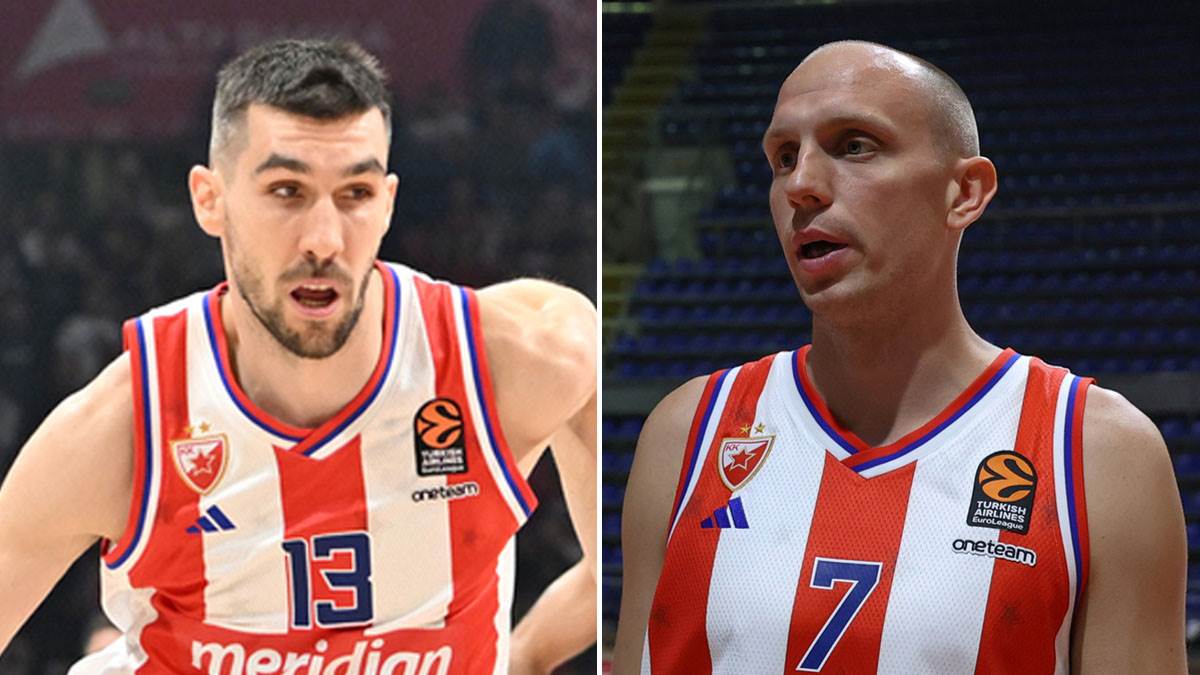 Važni igrači reprezentacije Srbije Ognjen Dobrić i Dejan Davidovac ...