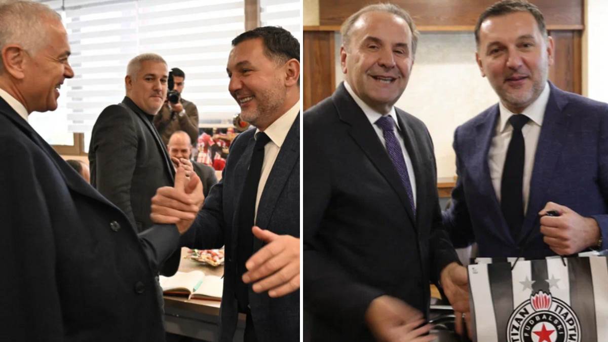 Branko Radujko u poseti Crvenoj zvezdi i Partizanu | Mondo