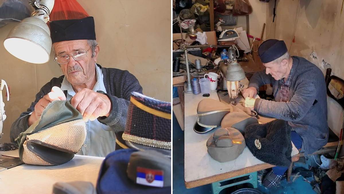 Đorđe Jokić šije i kroji šajkače | Mondo