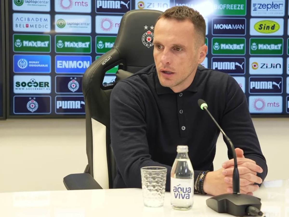 Trener FK Partizan pred meč pričao o Lesoru: "Podržavate njega ...