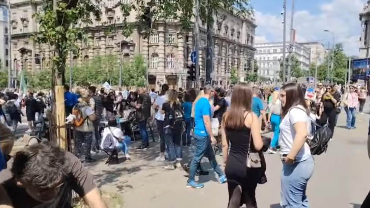 Protest u Beogradu povodom Prvog maja | Mondo