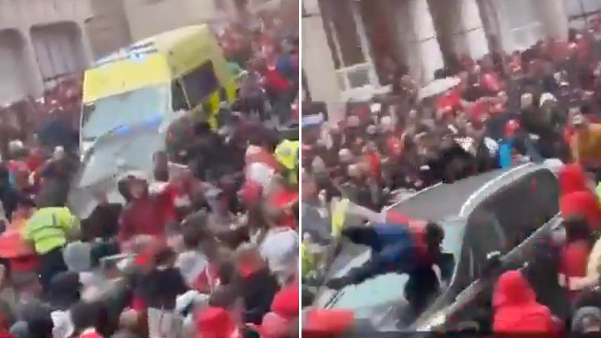 Snimak automobila koji je uleteo među okupljene na proslavi titule u Liverpulu | Mondo