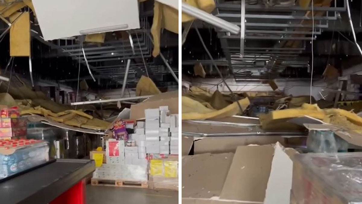 Tokom nevremena pao plafon u poznatom marketu u Pančevu | Mondo