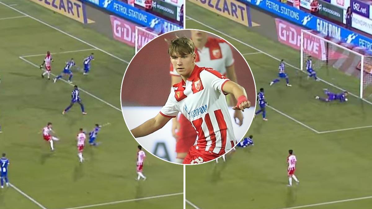 Vasilije Kostov prvi gol za Zvezdu protiv OFK Beograda | Mondo