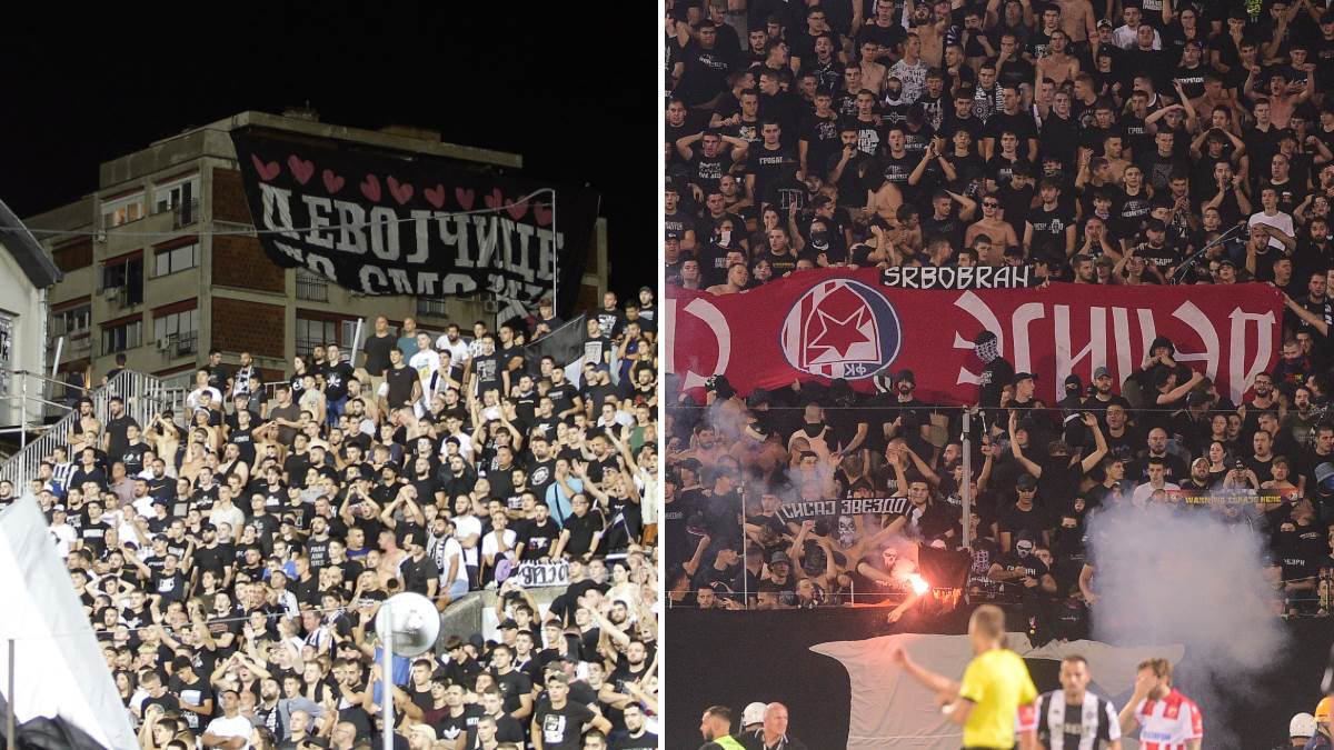 Delije okačile transparent nad Jugom, Grobari izneli "skinuta" obeležja ...