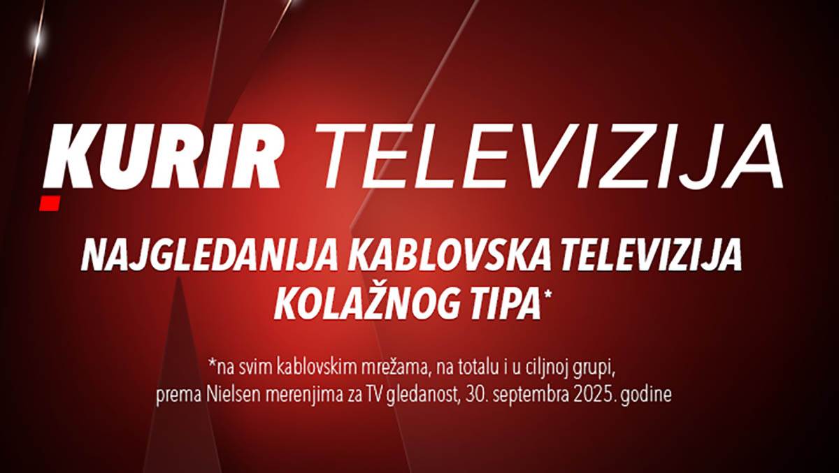 NAJGLEDANIJA KABLOVSKA TELEVIZIJA KOLAŽNOG TIPA JE KURIR TELEVIZIJA | Mondo