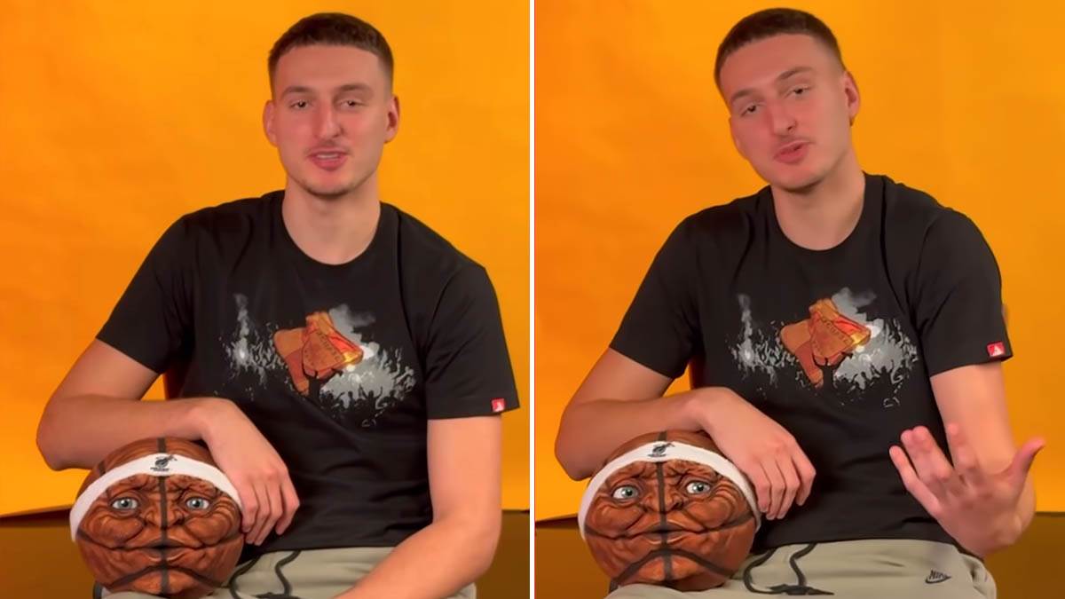 Nikola Jović u majici Delije Sever u NBA ligi | Mondo