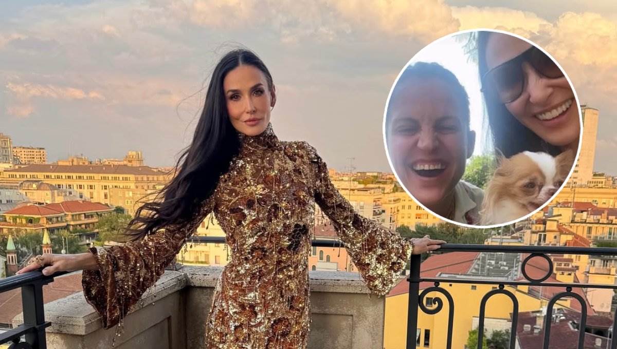 Demi Mur objavila sliku sa Srpkinjom sa kojom je navodno bila u vezi ...