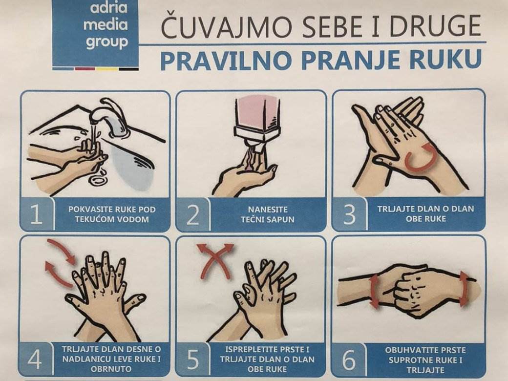 Korona virus u Srbiji uputstvo za pranje ruku | Mondo