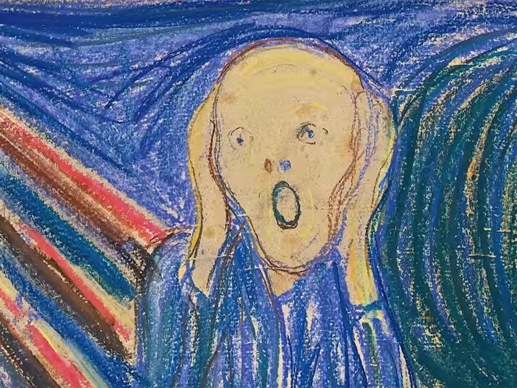 Vrisak Edvard Munk slika bledi | Mondo