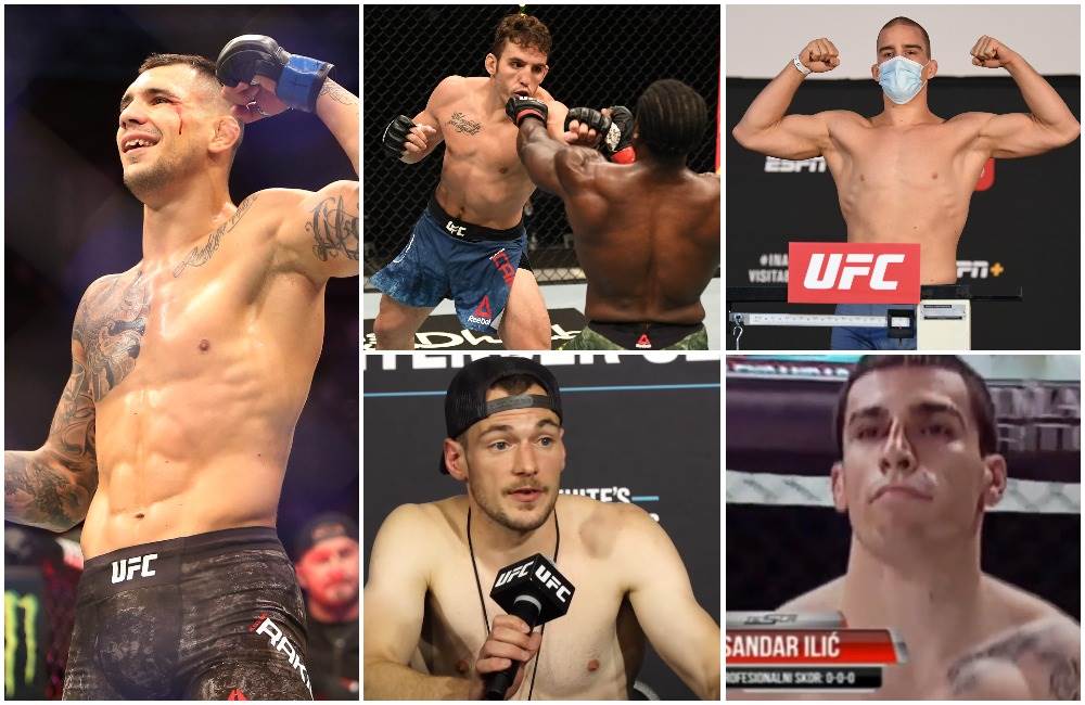 Ko su srpski MMA borci Aleksandar Rakić Duško Todorović Uroš Medić ...