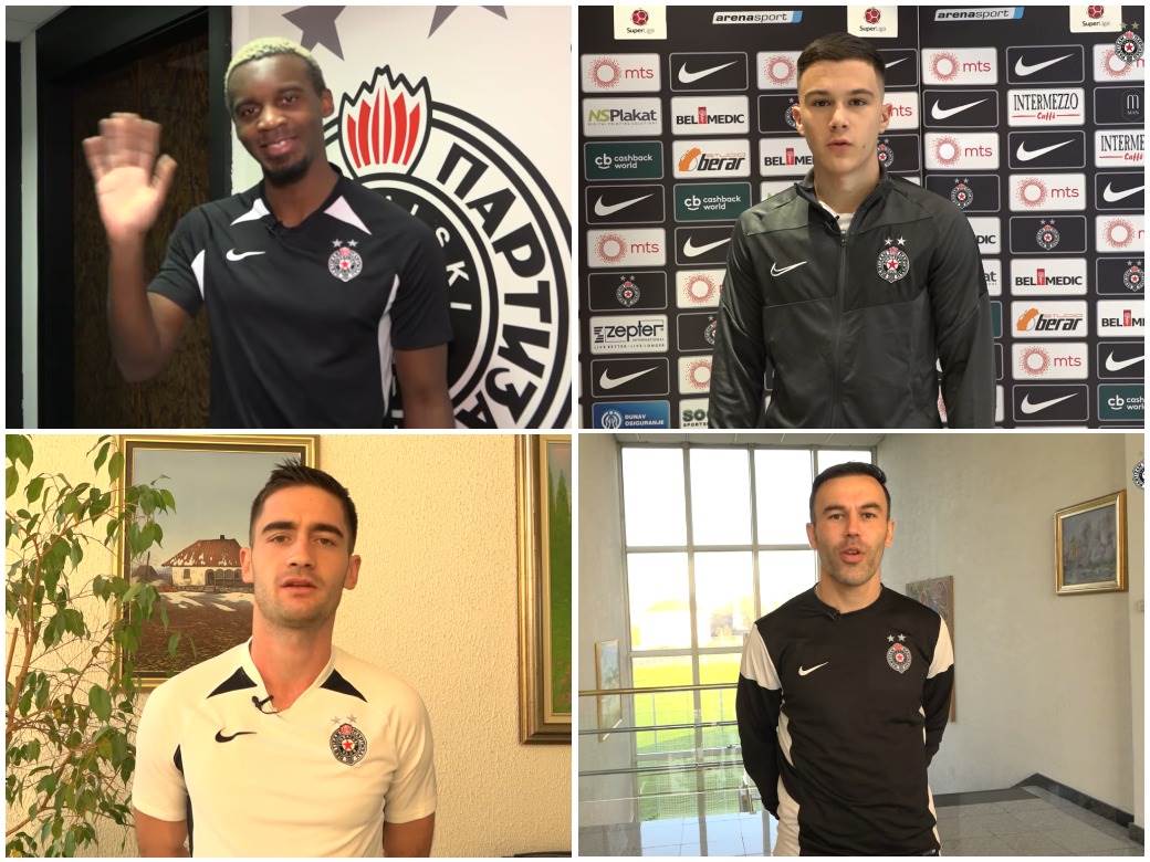 fk partizan igraci pozeleli srecna nova godina 2021 navijaci | Mondo