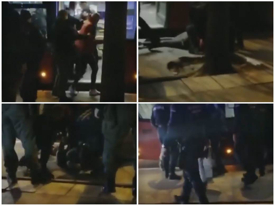 policija akcija gradski prevoz hapsenje pistolj video | Mondo